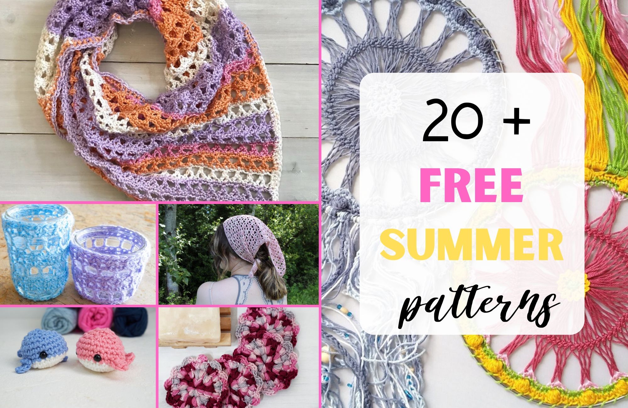 Summer solstice giveaway — Free crochet summer patterns
