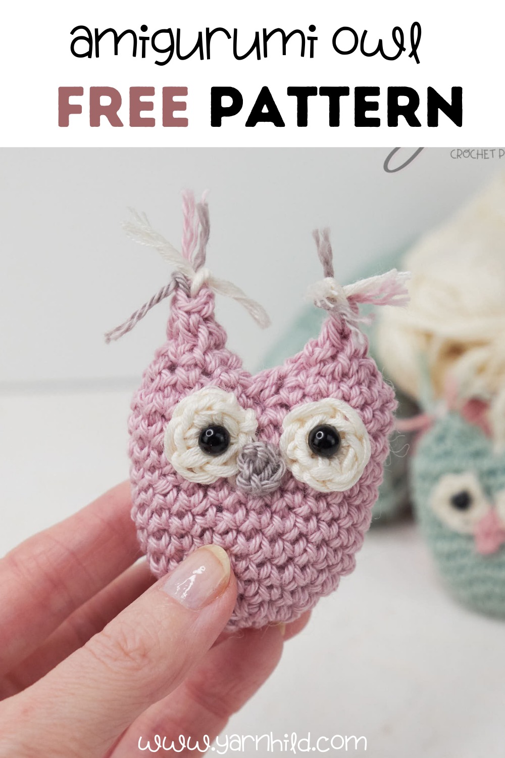 How to crochet an owl. Free amigurumi owl pattern. For beginners!