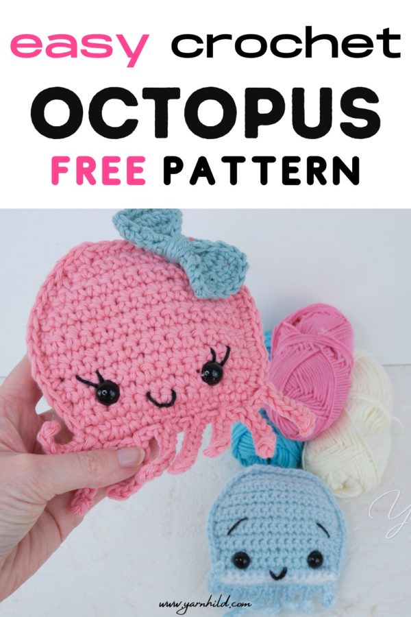 How to crochet an octopus - Beginner friendly amigurumi pattern.