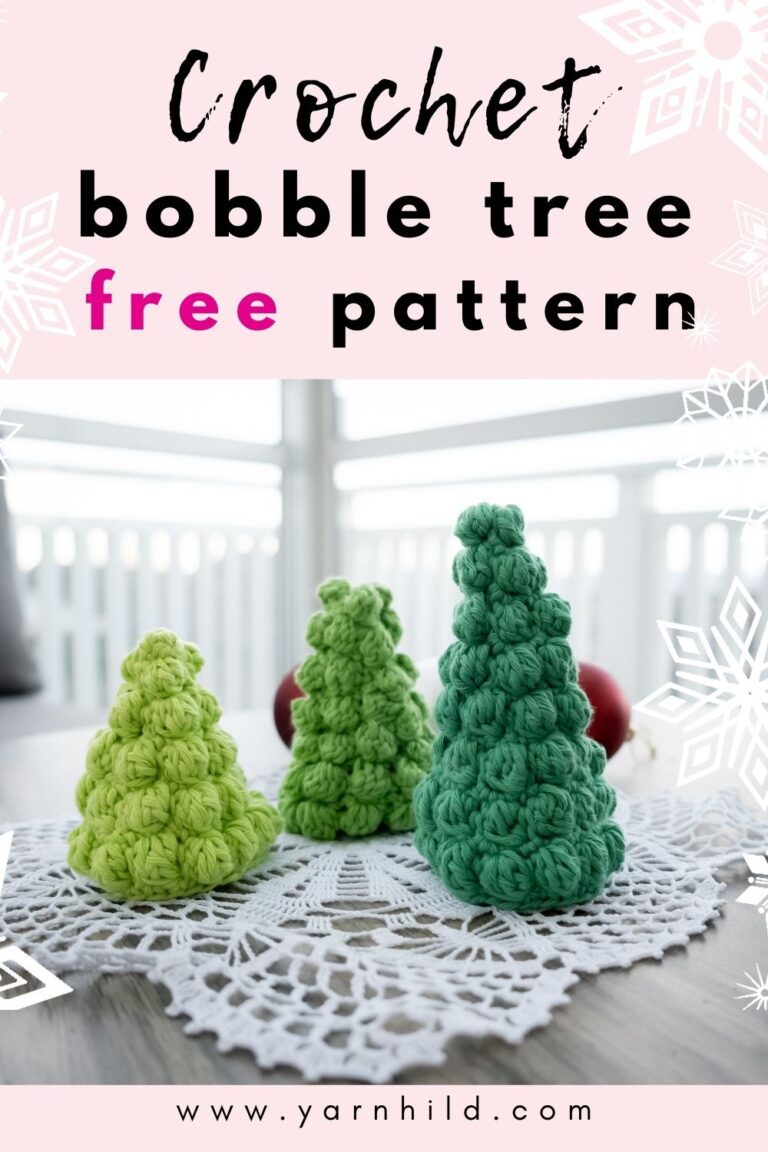 How to crochet The Bobble Christmas Tree - A free crochet pattern